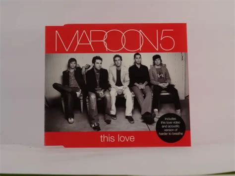 Maroon 5 This Love G66 4 Pistes Cd Pochette Photo Unique Bmg Eur 498 Picclick Fr