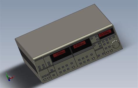 sr83锁定放大器 solidworks 2018 模型图纸免费下载 懒石网