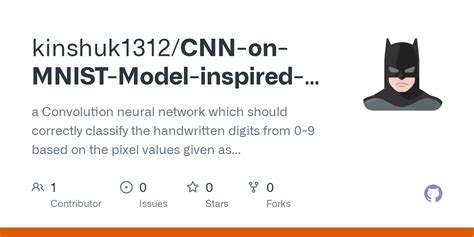 Github Kinshuk Cnn On Mnist Model Inspired From Alexnet A Convolution Neural Network