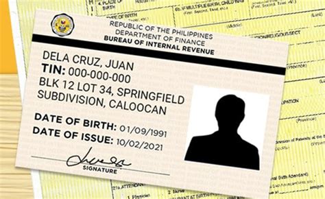 Taxpayer Identification Number Tin Politiko