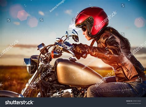 Girl On Motorcycle