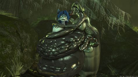 Rule 34 169 2 Penises Anthro Big Breasts Breasts Coils Diphallia