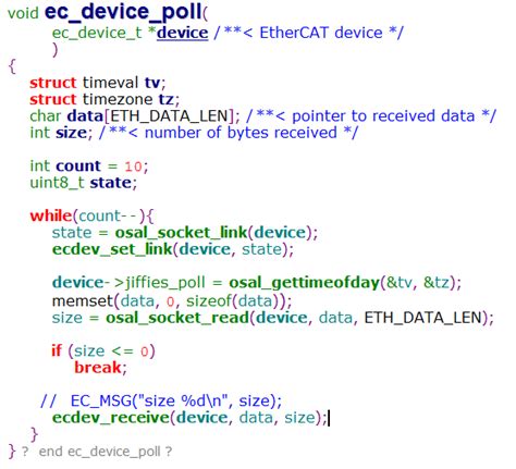 Porting Ethercat Master IGH To Linux Application Layer Programmer Sought