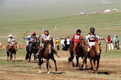 Гурван бүсийн хурдан морьдын уралдаан сонгомол дээд насны морьдын уралдаанаар эхэллээ