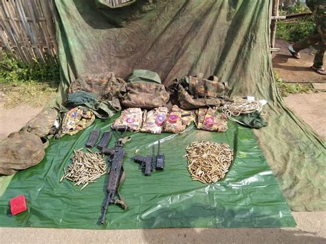 5 Nway Oo Revo မိုးကုတ်မြို့၊ ရေထွက်ကြီးကျေးရွာတွင် တပ်စွဲထားသော စစ်တပ်စခန်းကို ဝင်ရောက်တိုက