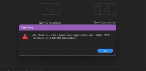 after effects crash report on older version adobe community 13533008