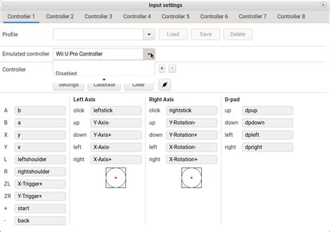 Input Settings Emulated Controller Drop Down Menu Empty On First Click · Issue 1003 · Cemu