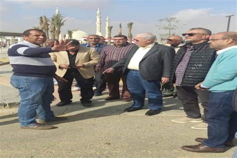 Eng Sayed Farouk Inspects The Central Park In The New Administrative