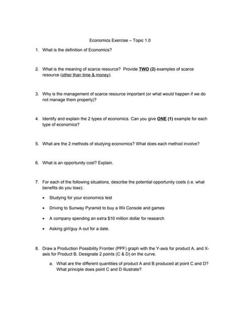 Tutorial Econ Exercise 10 Pdf