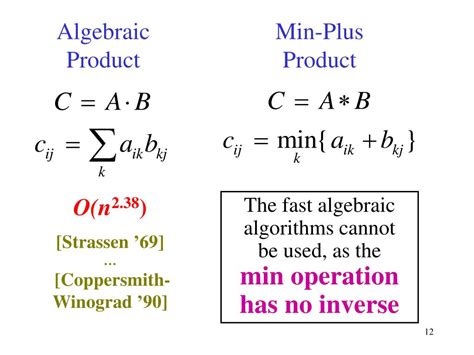Ppt Answering Distance Queries In Directed Graphs Using Fast Matrix