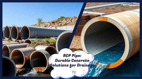 Rcp Pipe Durable Concrete Solutions For Drainage Kpstructures In