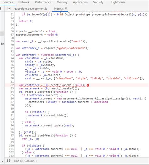 react watermark最新版组件调用报错 · issue 71 · pansyjs watermark · github