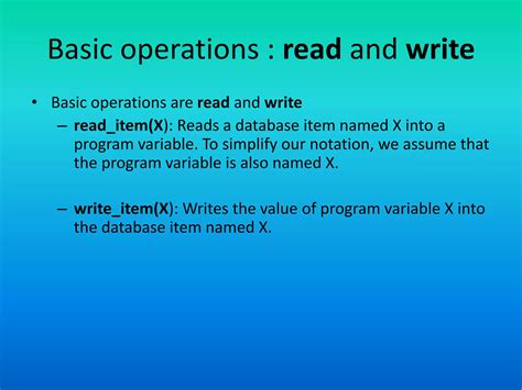 Adbms 32 Transaction Processing Concepts Ppt
