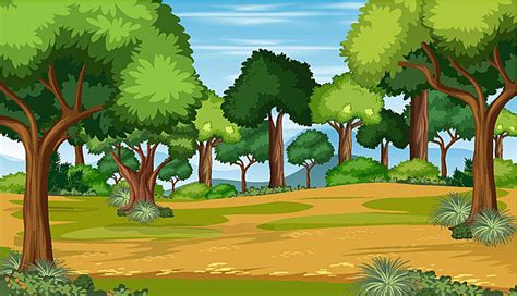 Free Clip Art Forest Trees Png Vector Psd And Clipart With