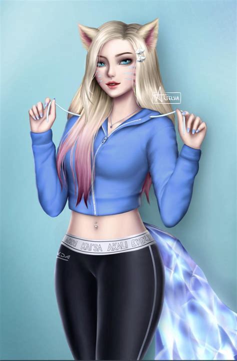 Kda Ahri Art By Artelsia Rahrimains