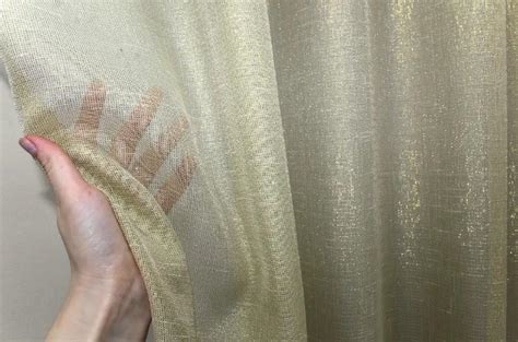 ᐉ Тюль батист з люрексовою ниткою 2 7 м Золотистий 1124т • Краща ціна в Києві Україні