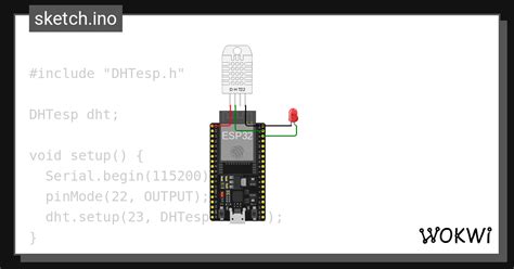 Dht Wokwi Esp32 Stm32 Arduino Simulator