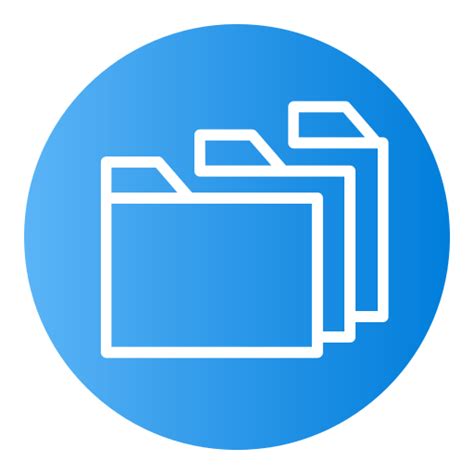 Folder Generic Flat Gradient Icon