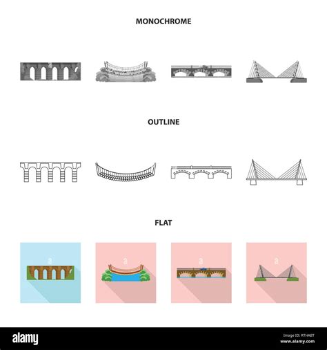 Isolated Object Of Connection And Design Symbol Collection Of