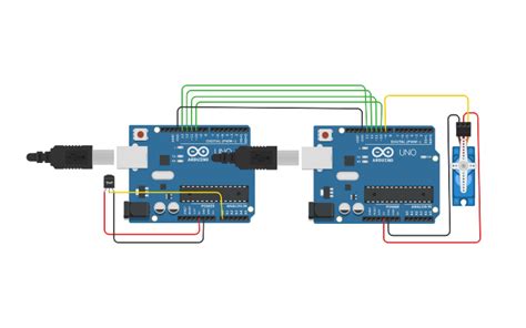 Circuit Design Control Of Servo By Temperature Sensor Via Spi