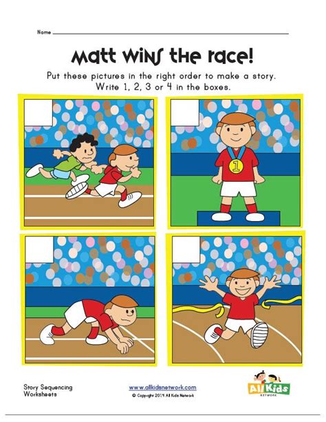 Sequencing Pictures To Tell A Story Printable