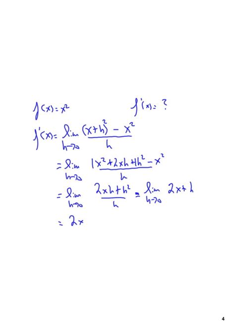 Intro To Calculus In PreCalculus Definition Of The Derivative PDF