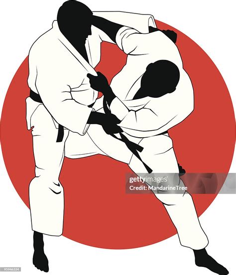 Judo Fighters High Res Vector Graphic Getty Images