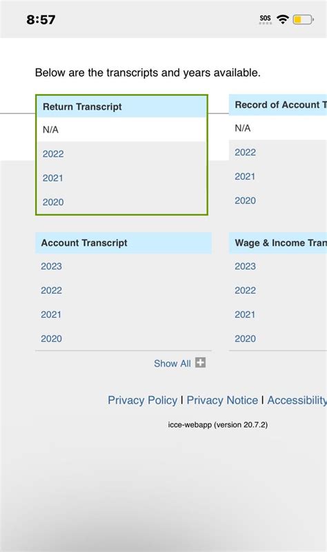 Does Your Transcript Look Like This R Irs