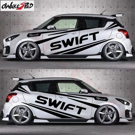 1 Set Car Styling Body Both Side Decoration Stickers For Suzuki Swift