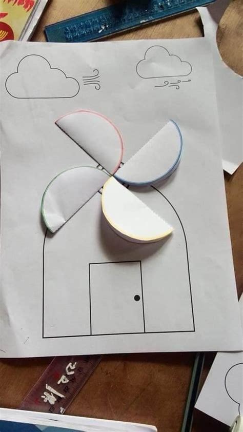 บึ่ง อยากสอน 🌀บล็อกใบงาน บ้านกังหันต้องลม🌀 กังหันลม