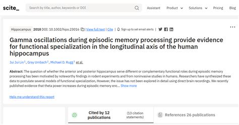Gamma Oscillations During Episodic Memory Processing Provide Evidence