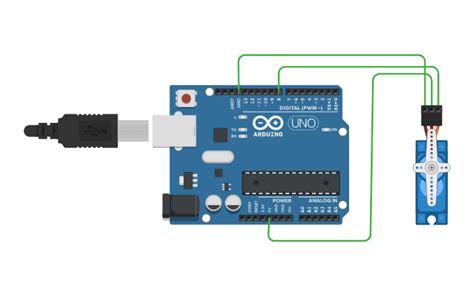 Circuit Design Projectnw31 Micro Servo Rotation Tinkercad