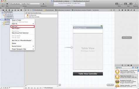 Iphone Rss Reader App Ios Tutorial 1 Storyboard Ui Programming