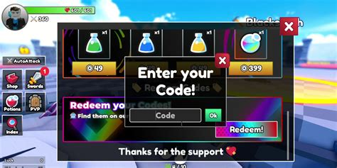 Roblox Dungeon RNG Codes