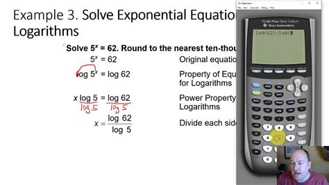 7 6 Common Logarithms Youtube