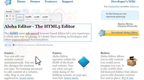 Aloha Editor Html5 Wysiwyg Editor That Alternativeto