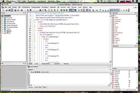 Will Xmlspy 2008 Run On Mac Or Linux Codeweavers