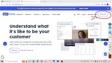 Streamlining Your User Testing Process Step 1 Create Free Account