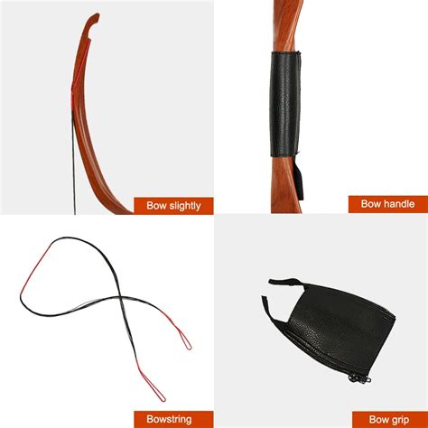 Traditional Resin Long Bow Recurve Archery Bow Battling Blades