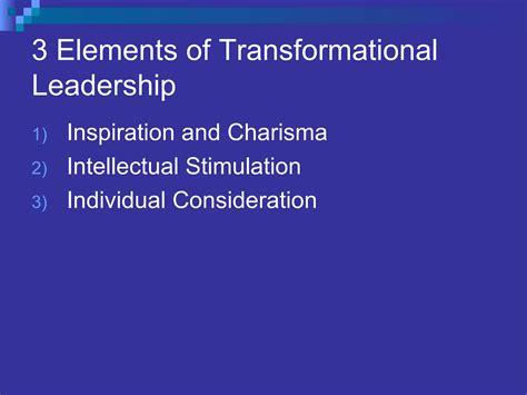 Transactional And Transformational Leadership Ppt