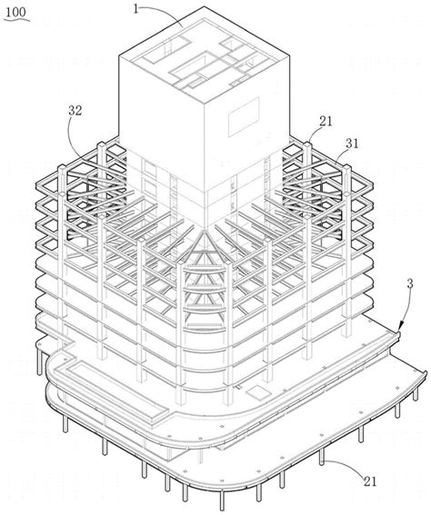 核心筒结构体系及其施工方法与流程