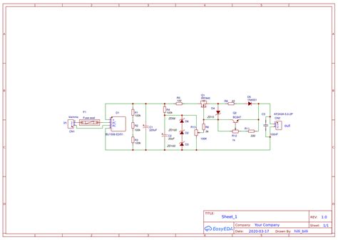 Powersupply 400V 200mA EasyEDA Open Source Hardware Lab