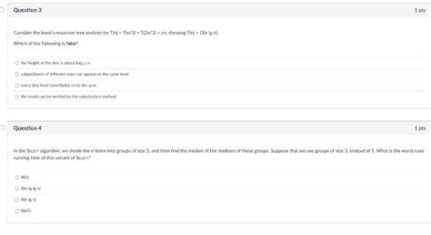 Consider The Books Recursion Tree Analysis For