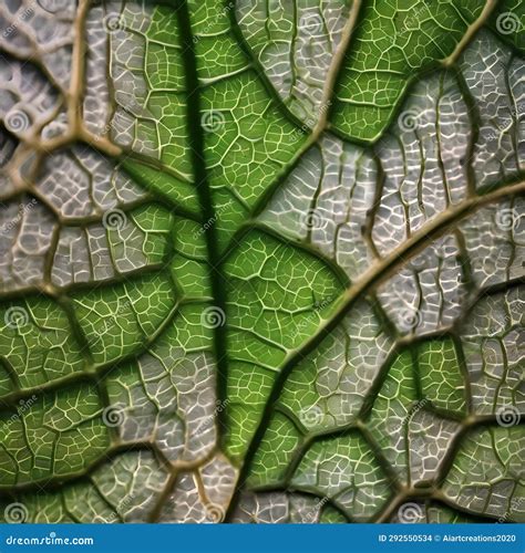 A Microscope View Of Intricate Cellular Structures In A Leaf Revealing The Wonders Of Plant
