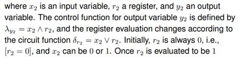 Solved Where X Is An Input Variable R A Register And Y Chegg Com