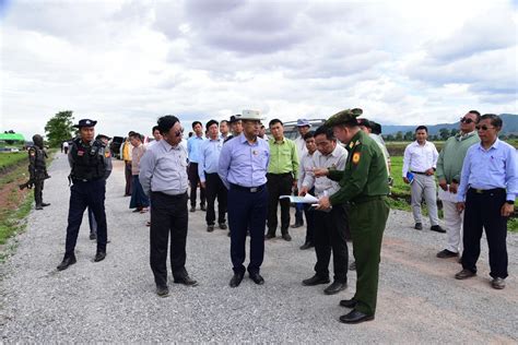 ရှမ်းပြည်နယ်ဝန်ကြီးချုပ်၊ ကျောက်နီစိုက်ကွင်း အတွင်း နွားမွေးမြူရေးဇုန်အား ကွင်းဆင်းကြည့်ရှုစစ