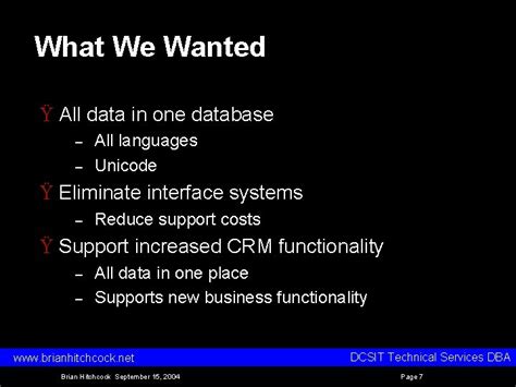 Siebel Crm Unicode Conversion The Dba Perspective Brian