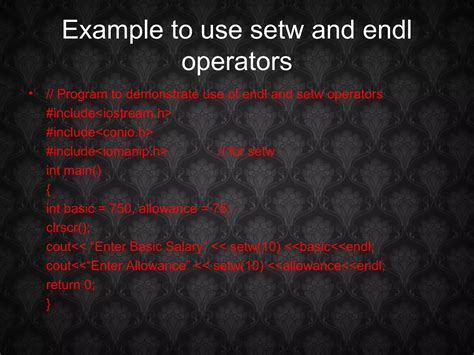 Operators In C Ppt