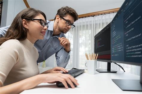 Team Developers Program Thinking Newest Coding Creative Website