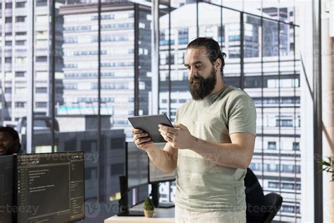 Programmer Creating Machine Learning Models That Can Process And